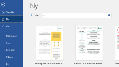 Få adgang til mere end 1000 gratis Word skabeloner (nemt)