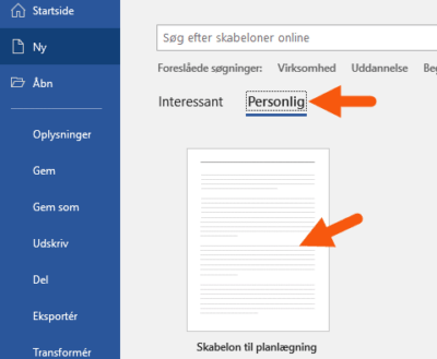 Få adgang til mere end 1000 gratis Word skabeloner (nemt)