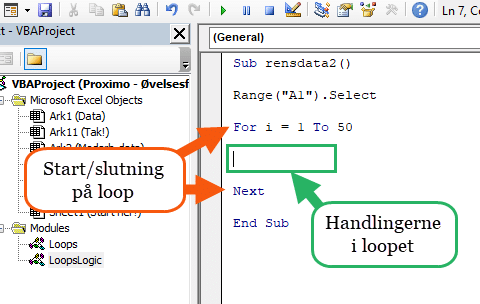 Fuld guide til VBA i Excel – Lær if statements, loops og meget mere