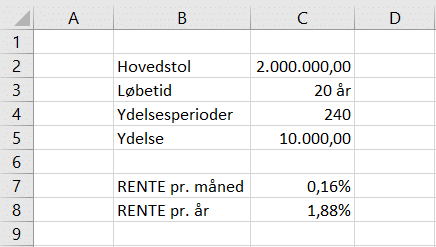 Sådan laver du renteberegning i Excel (hurtigt og nemt)