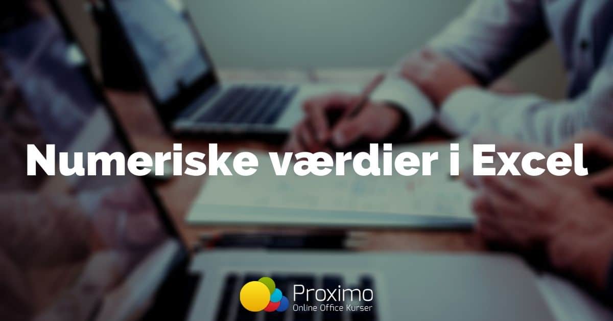 Sådan arbejder du med numerisk værdi i Excel (2 metoder)