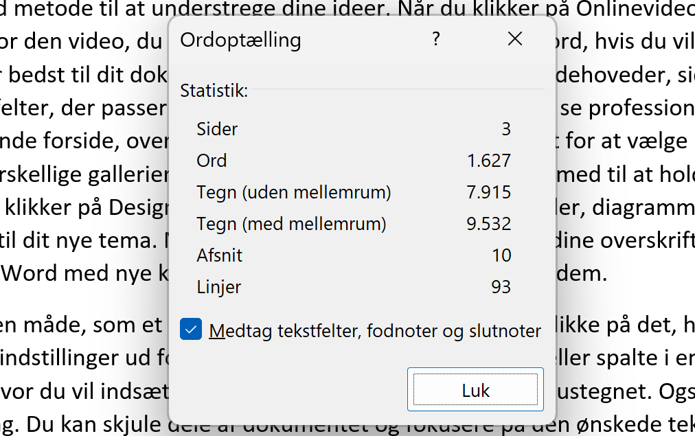 Hvad er anslag i Word? Sådan tæller du tegn og ord (2024)