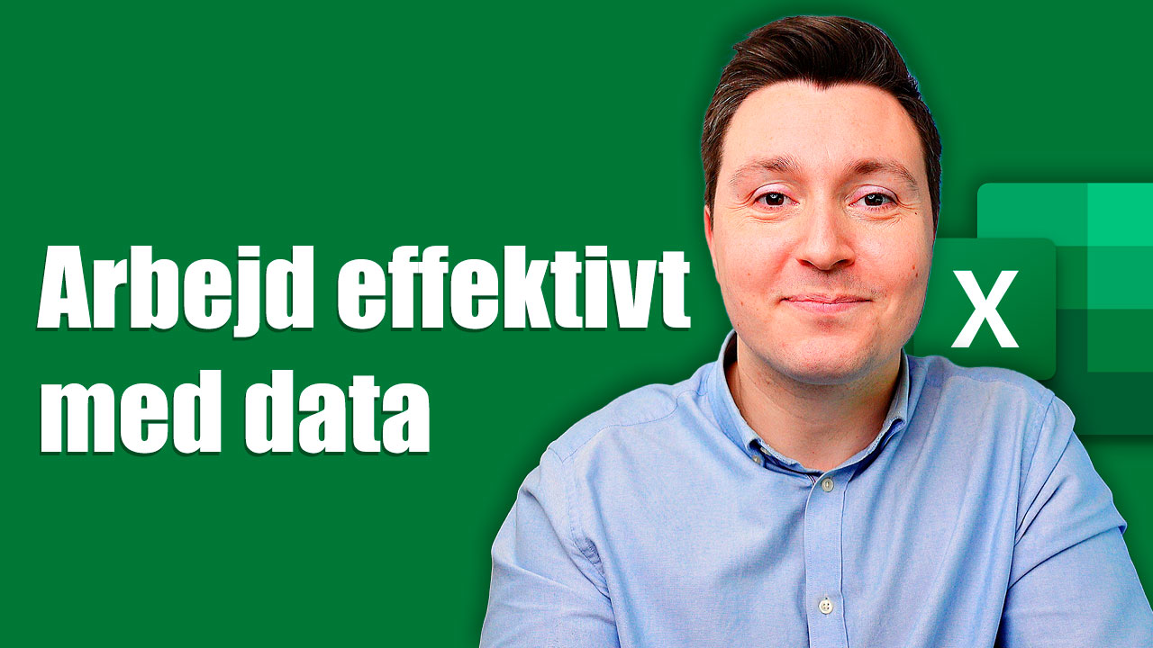 Lær at arbejde effektivt med data i Excel (1-times onlinekursus)